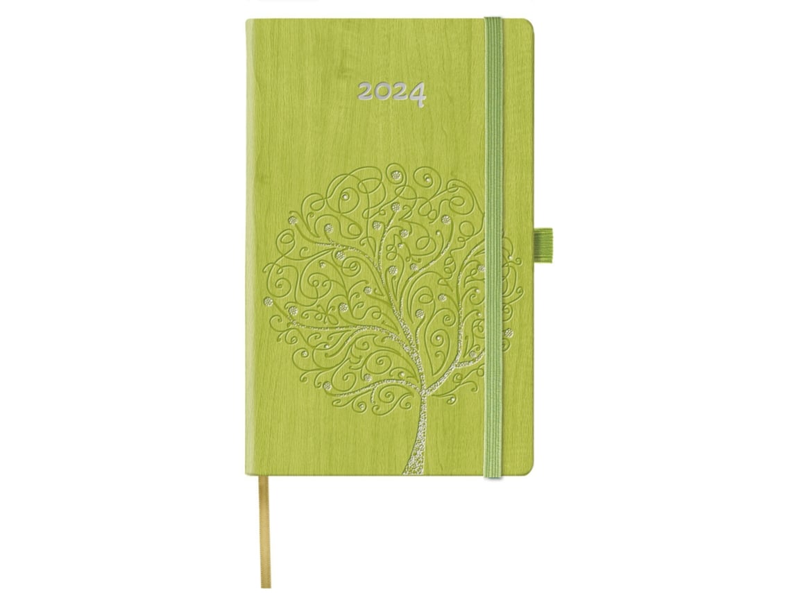Agenda PAPIRO Semanal Spring 90 X 140 Mm Verde - 2024 | Worten.pt