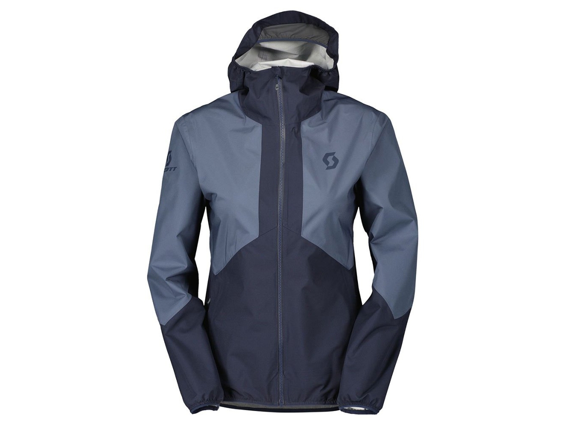 Casacos Scott Jaqueta de Chuva com Zíper Completo Explorair Light Dryo 2.5L Azul L Mulher ...
