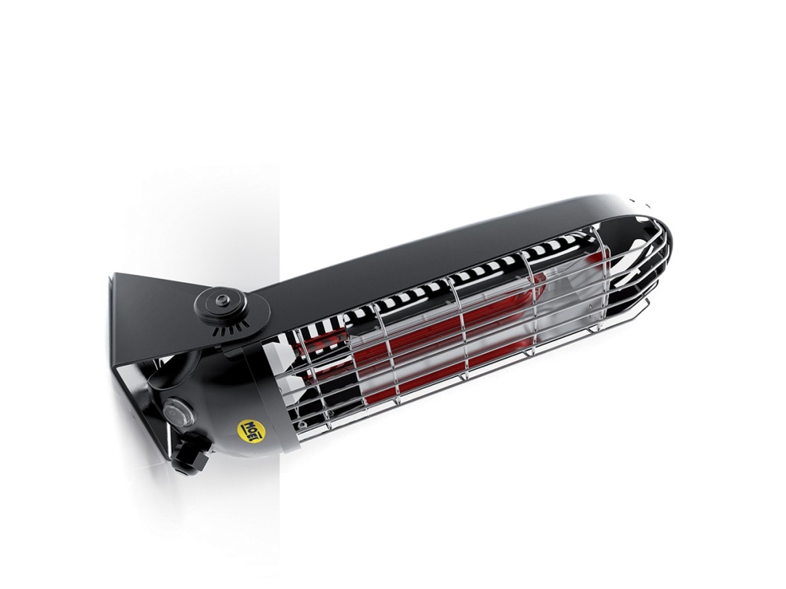 Aquecedor de infravermelhos de porta interior e exterior Lucciola 1200W ... Aquecedor de infravermelhos de porta interior e exterior Lucciola 1200W ...