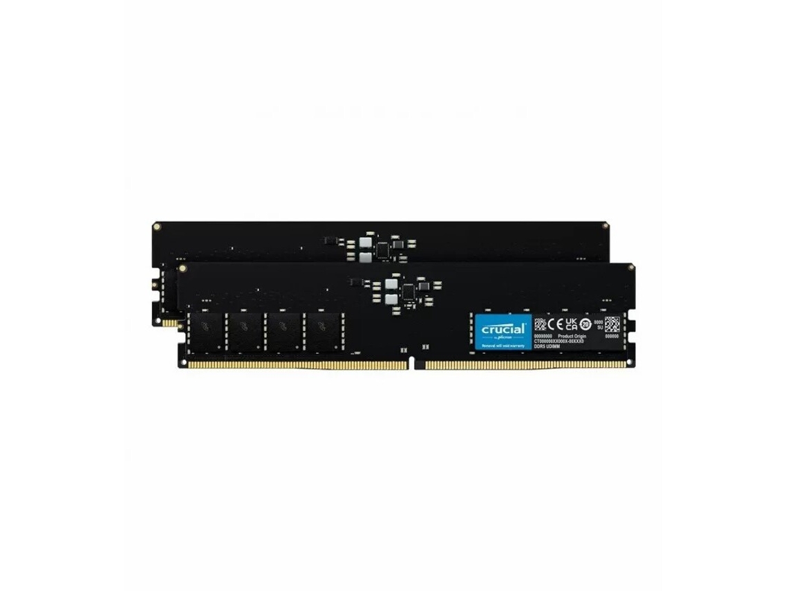 Memória RAM DDR5 CRUCIAL (2 x 16 GB) | Worten.pt
