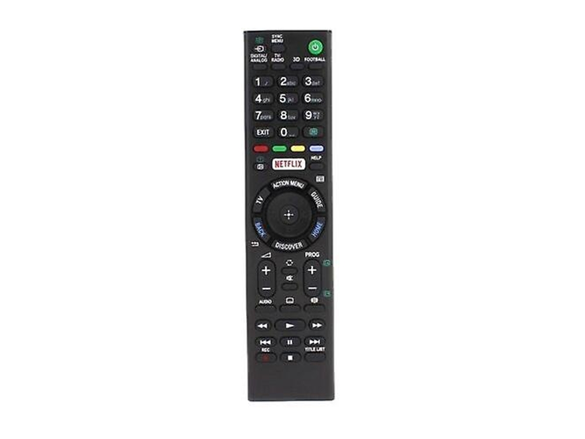 Substituição para O Controle Remoto Da Sony Tv com O Botão Netflix Rmt ...