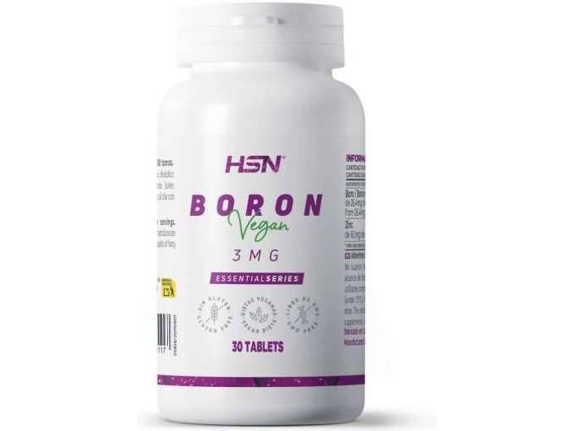 Suplemento Alimentar HSN Boro 3Mg (30 tablets) | Worten.pt