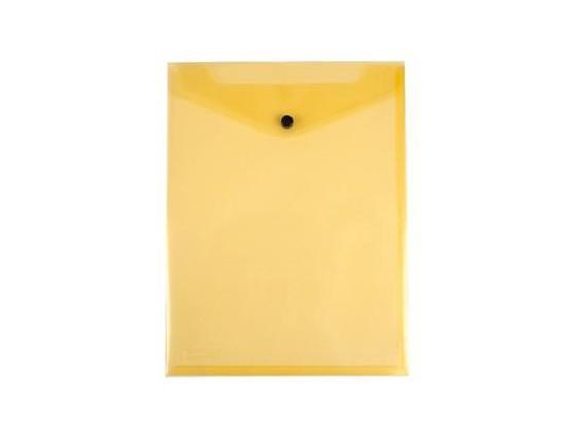 Porta Documentos Polipropileno A4 Vertical Amarela Transparente 50 ...