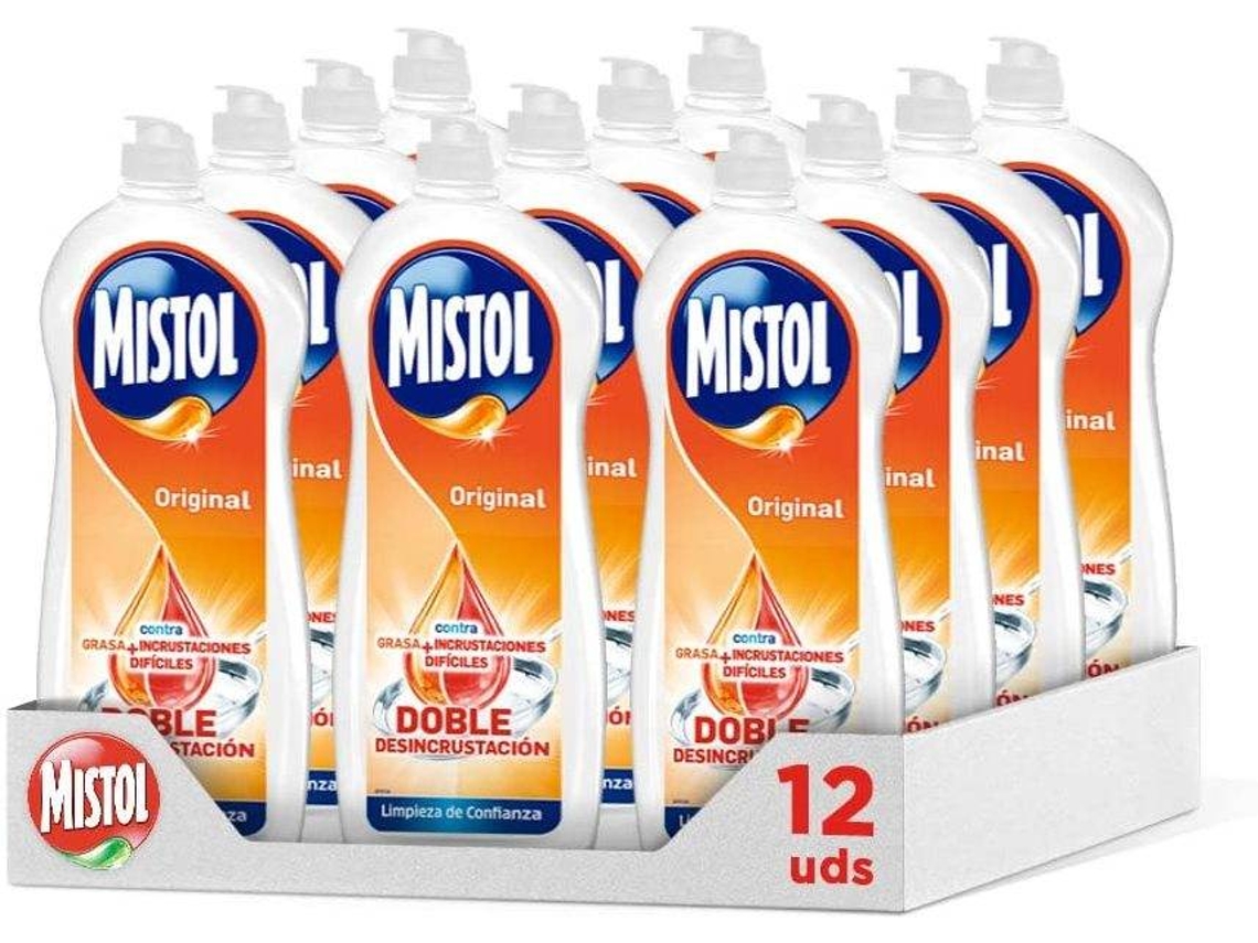 Detergente Loiça MISTOL Original 12 Unidades (600 ml) | Worten.pt
