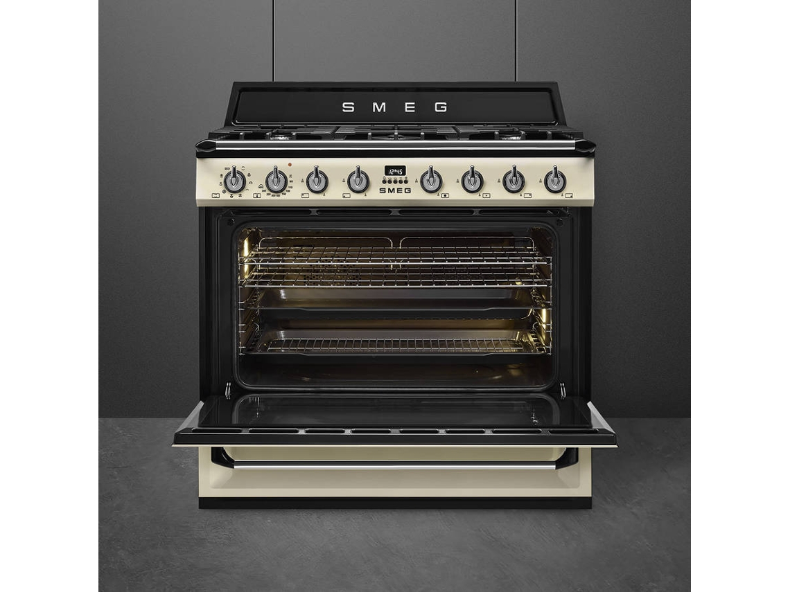 Fogão SMEG Victoria TR90P2 (115 L - Gás Natural - Creme) | Worten.pt