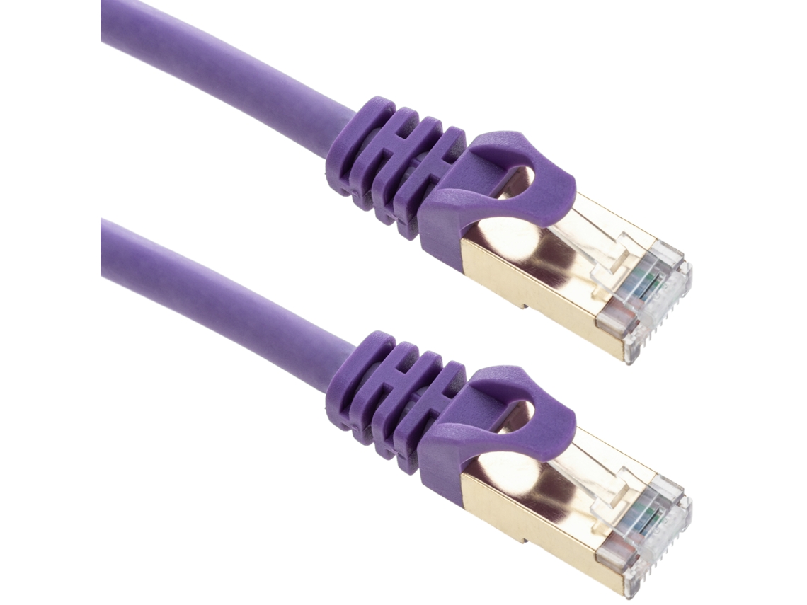 Cabo de Rede Ethernet BEMATIK 25 Cm Lan Sftp Rj45 Cat.8 Roxo | Worten.pt