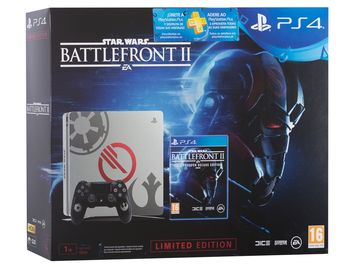 Consola PS4 Slim + Star Wars Battlefront II (Special Edition - 1 TB ...