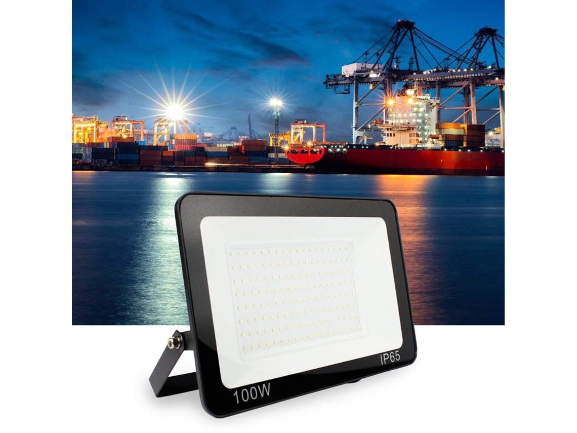 Foco Projetor Led para Exterior 100W 7847Lm Ip65 | Worten.pt