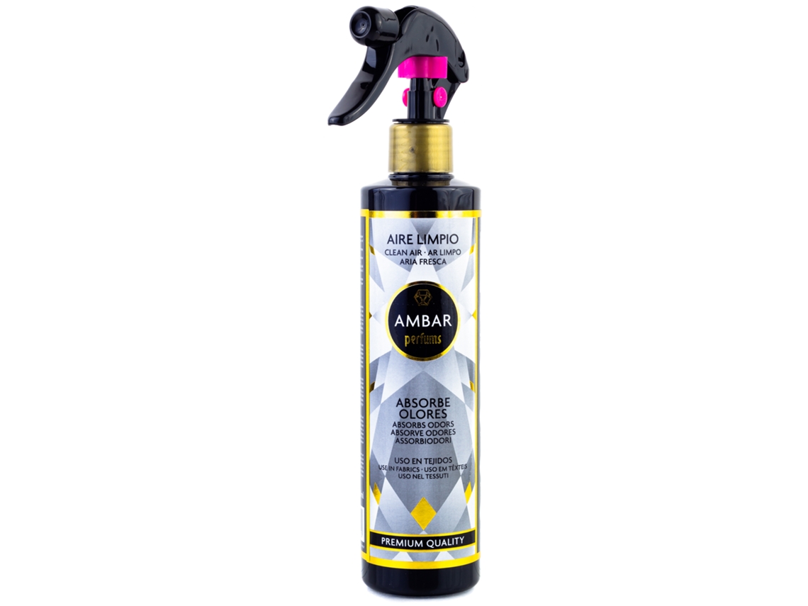 Spray de ar limpo absorve odores 280 ml AMBAR | Worten.pt