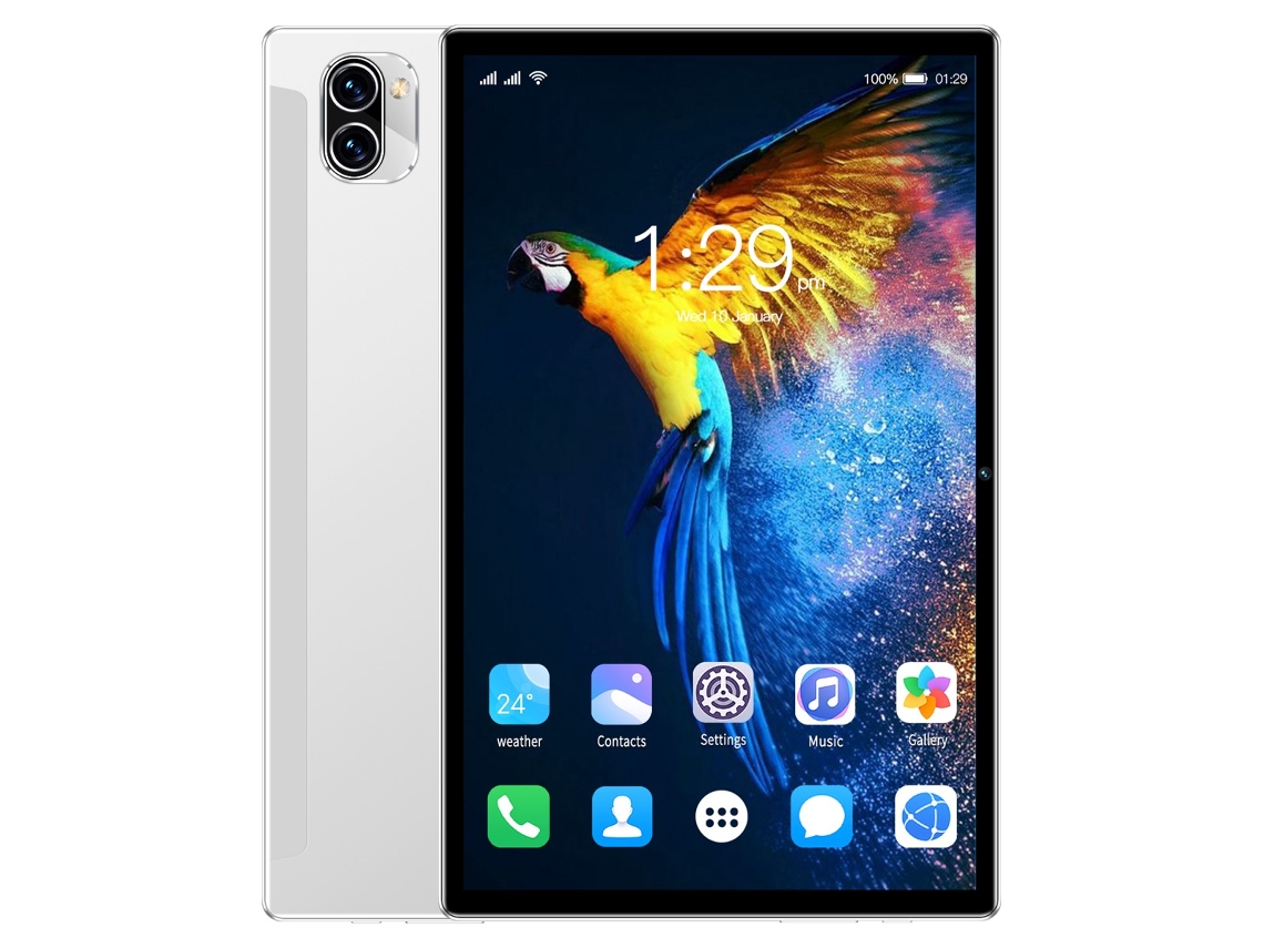 Tablet PRITOM P5 + Teclado Bluetooth + Capa de Couro + Auriculares ...