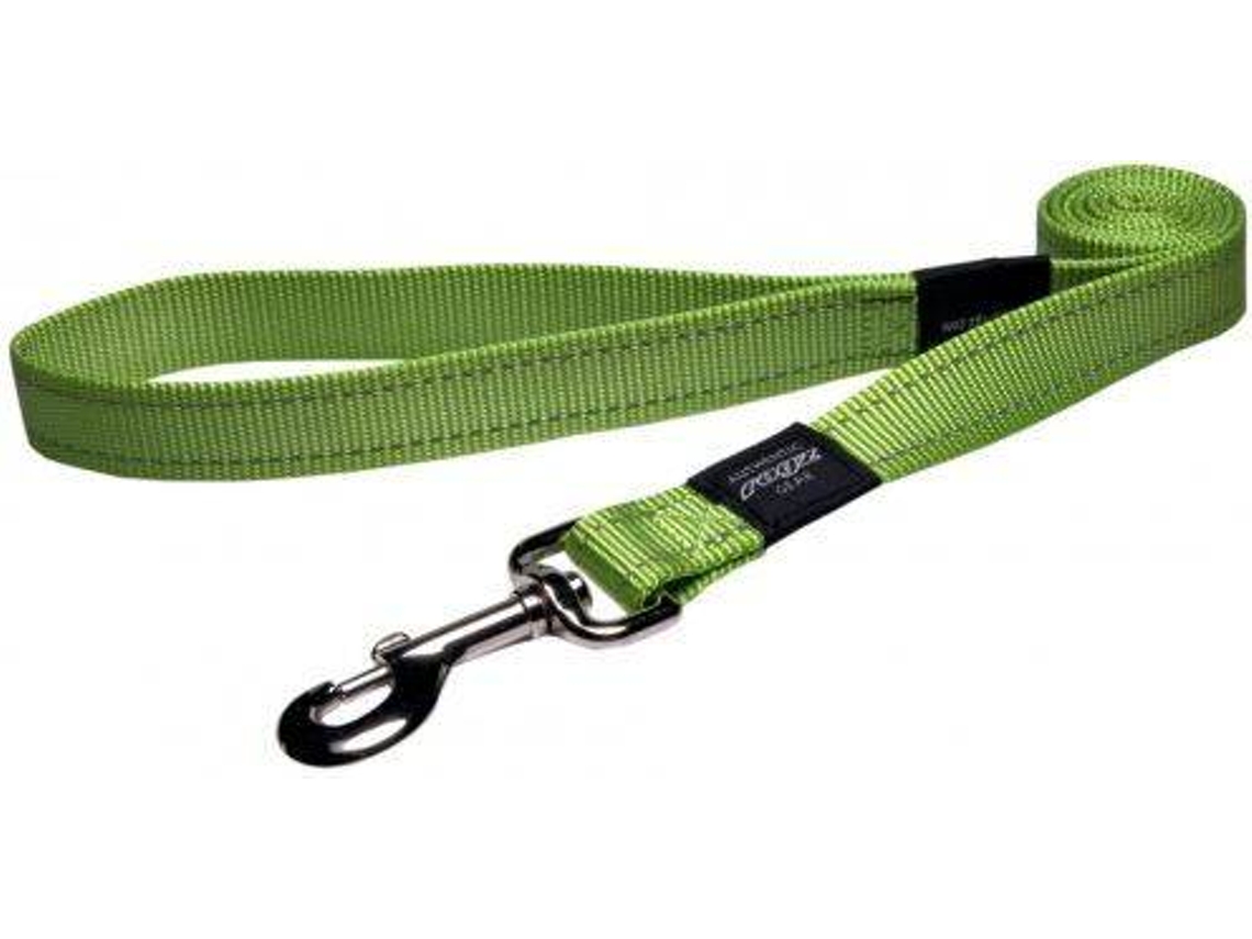 Trela para Cães ROGZ (Verde - 50 x 4 cm - Nylon) | Worten.pt