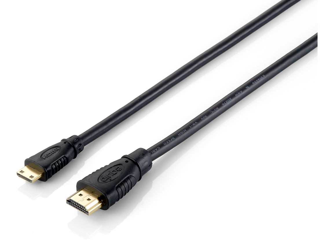 Cabo HDMI EQUIP (Mini HDMI-C - 1 m - Preto) | Worten.pt