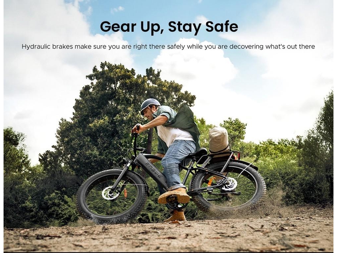 Bicicleta Elétrica ENGWE E26 St 48V 16Ah 250W Shimano Engrenagem de 7 ...