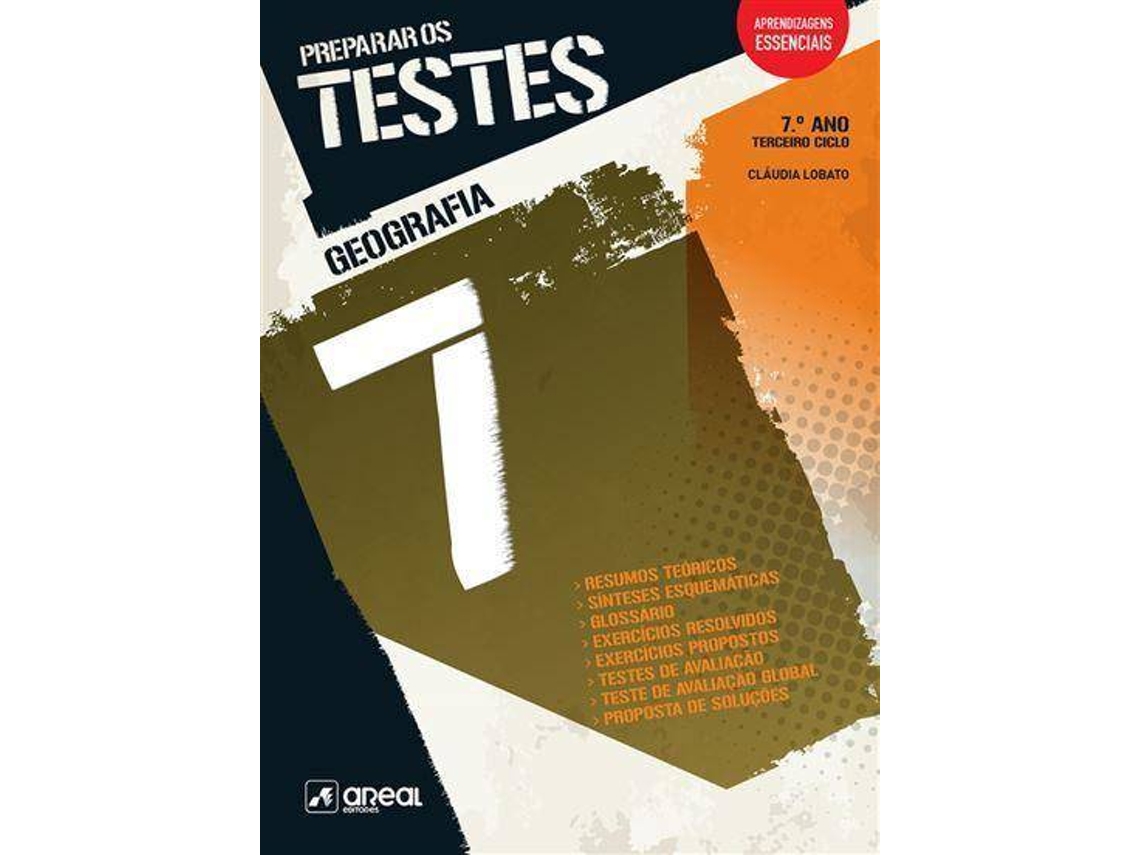 Livro Preparar os Testes - Geografia 7 - 7.º Ano de Cláudia Lobato ...