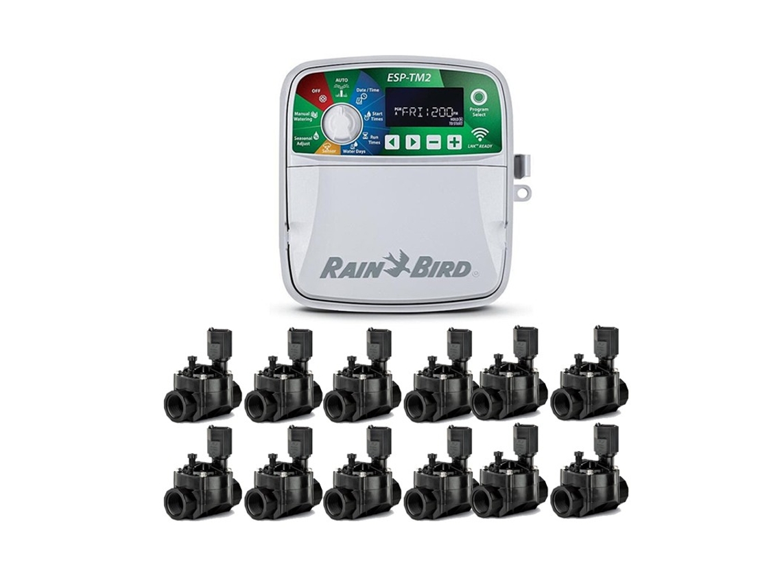 Programador elétrico de irrigação automática ESP-TM2 12 zonas internas ...
