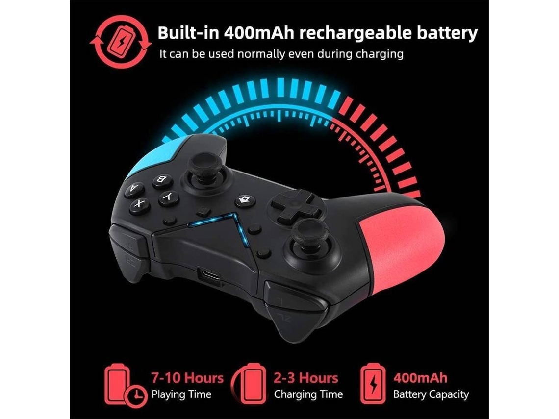 Comando Nintendo Switch Pro ENZONS Bluetooth | Worten.pt