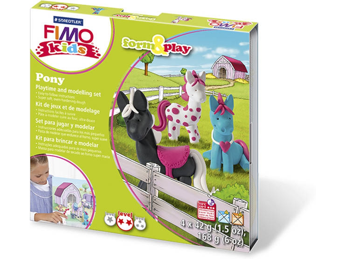 Kit para Brincar e Modelar STAEDTLER FIMO Kids Form & Play "Unicorn ...