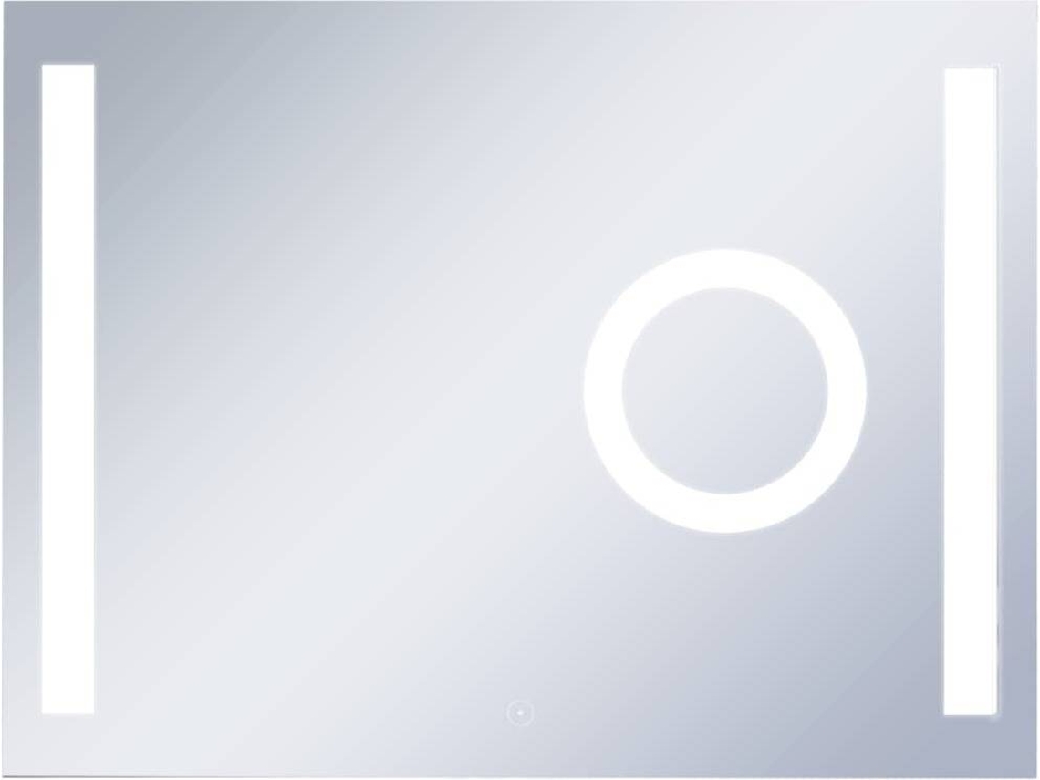 vidaXL Espelho de parede LED c/ sensor tátil casa de banho 80x60 cm ...