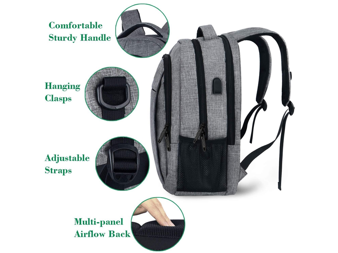 Mochila de Grandes Dimensões com Compartimento para Laptop Adequado ...