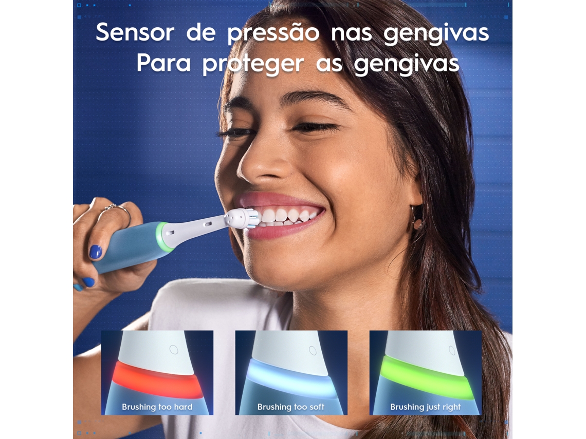 Escova Dentes Elétrica ORAL-B iO My Way Azul (1 Unidade) | Worten.pt