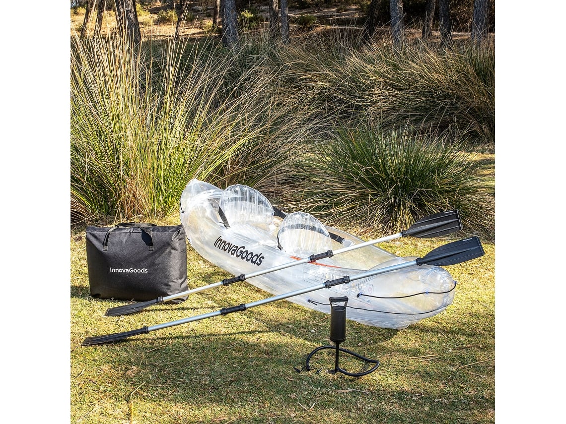 Caiaque Insuflável Transparente com Acessórios Paros INNOVAGOODS 312 cm ...