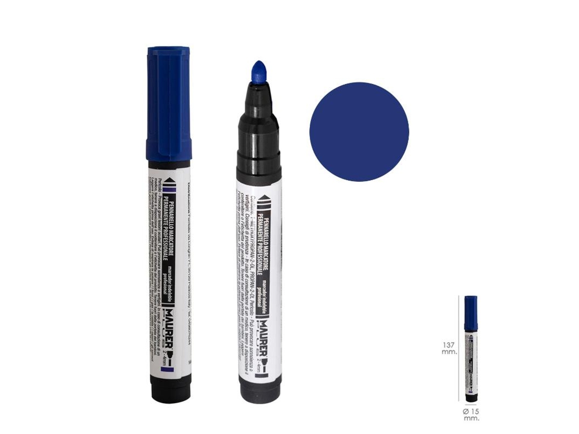 Rotulador permanente profesional azul | Worten.pt
