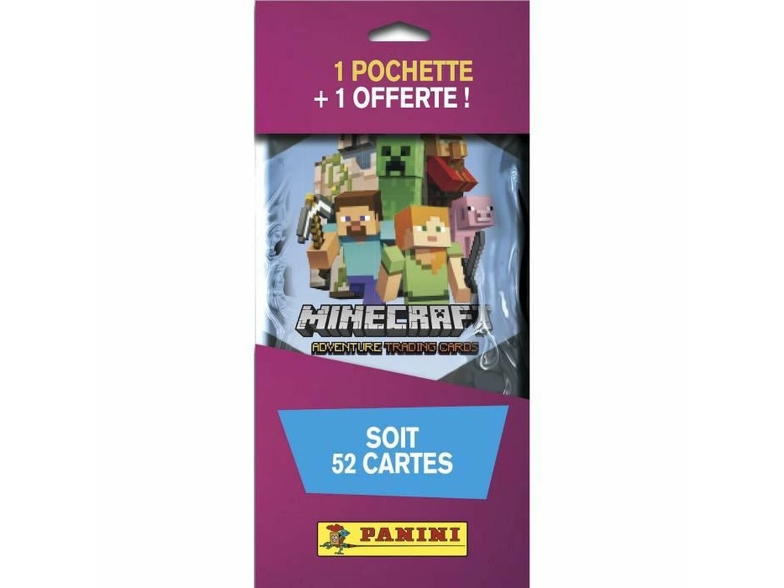 Pack de Cromos PANINI 52 Unidades Minecraft | Worten.pt