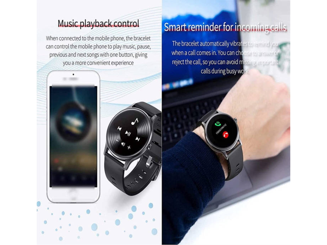 Smartwatch CHRONUS S33/315-R1 Preto | Worten.pt