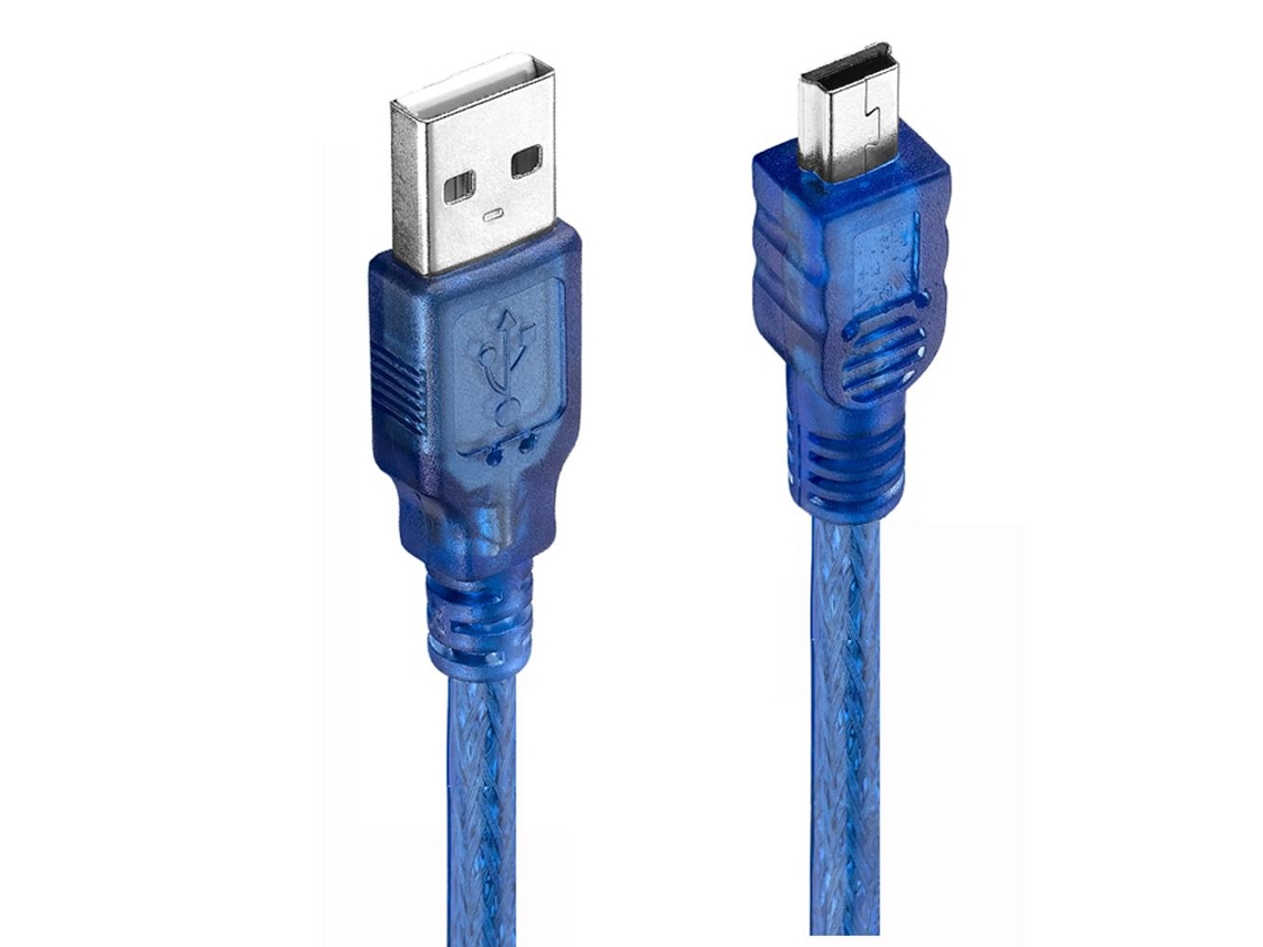 Mini Cabo USB SLOWMOOSE Blindado Traçado [Preto Transparente / 10m ...