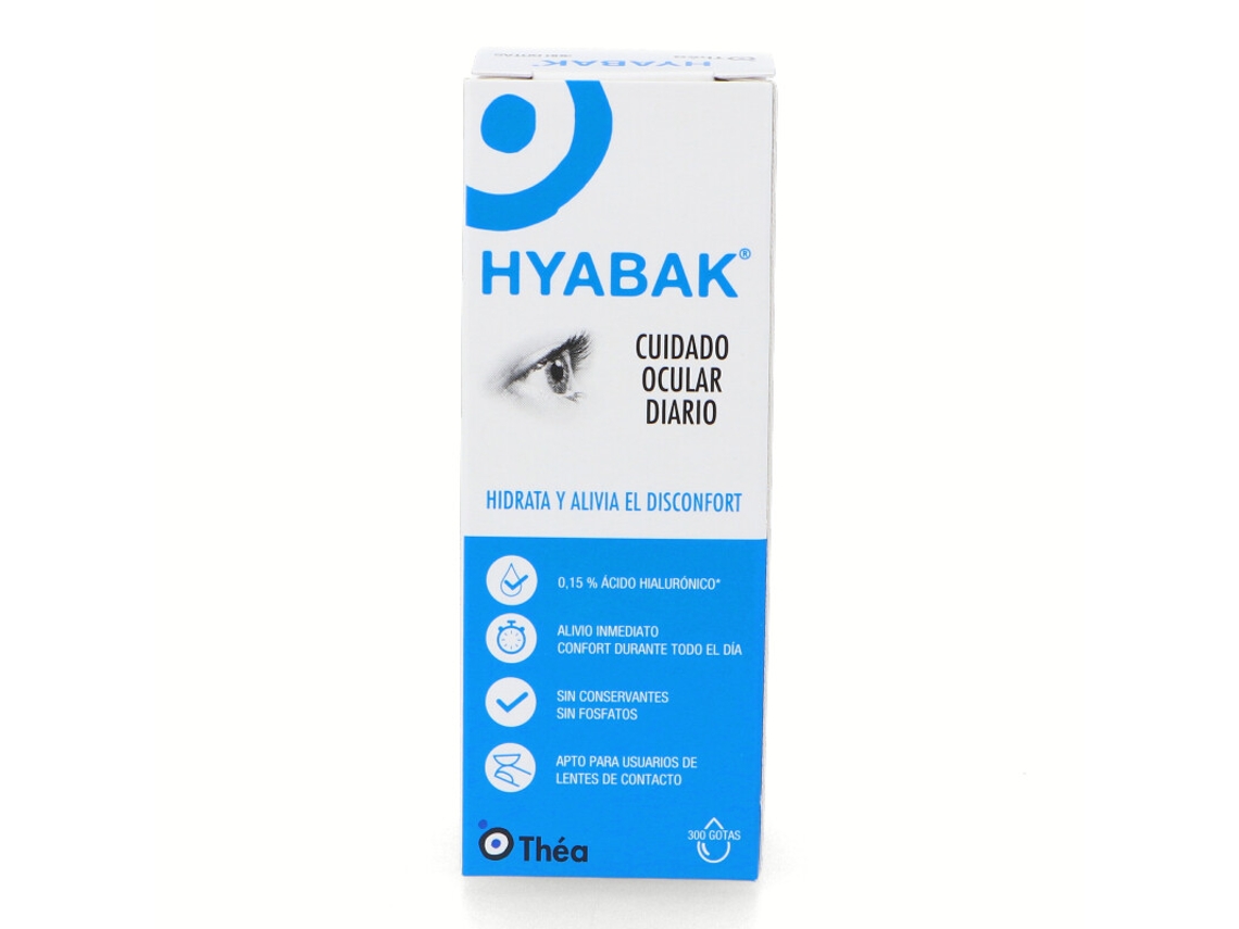 Solução Oftalmológica THEA Thea Hyabak Solução Hidratante Ocular 10 ml ...