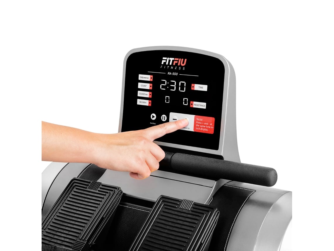 Máquina de Remo Dobrável Ra-500 com Resistência Magnética Ecrã Led e ...