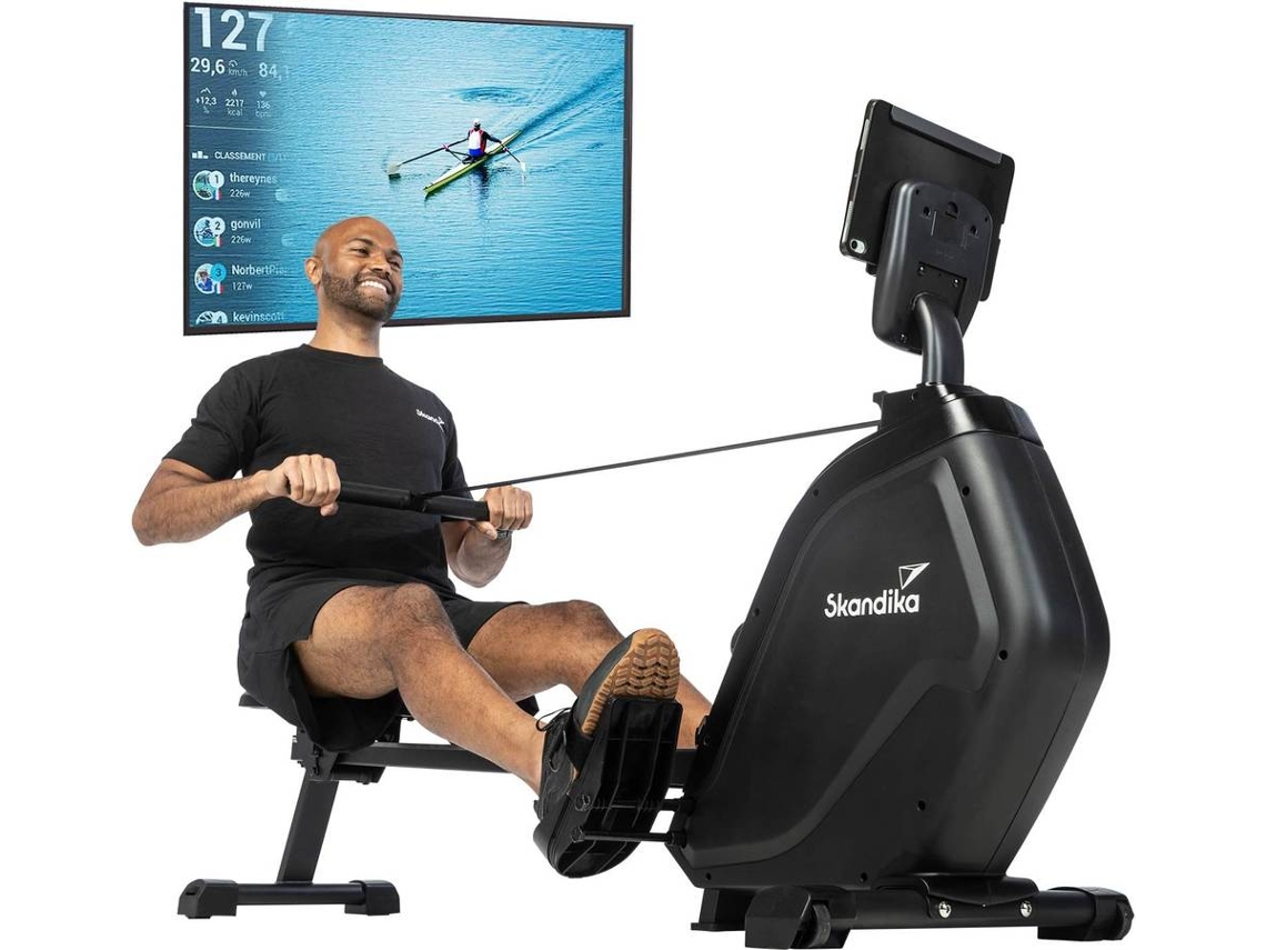 Máquina de Remo SKANDIKA Munin Dobrável Resistência Magnética 16 ...
