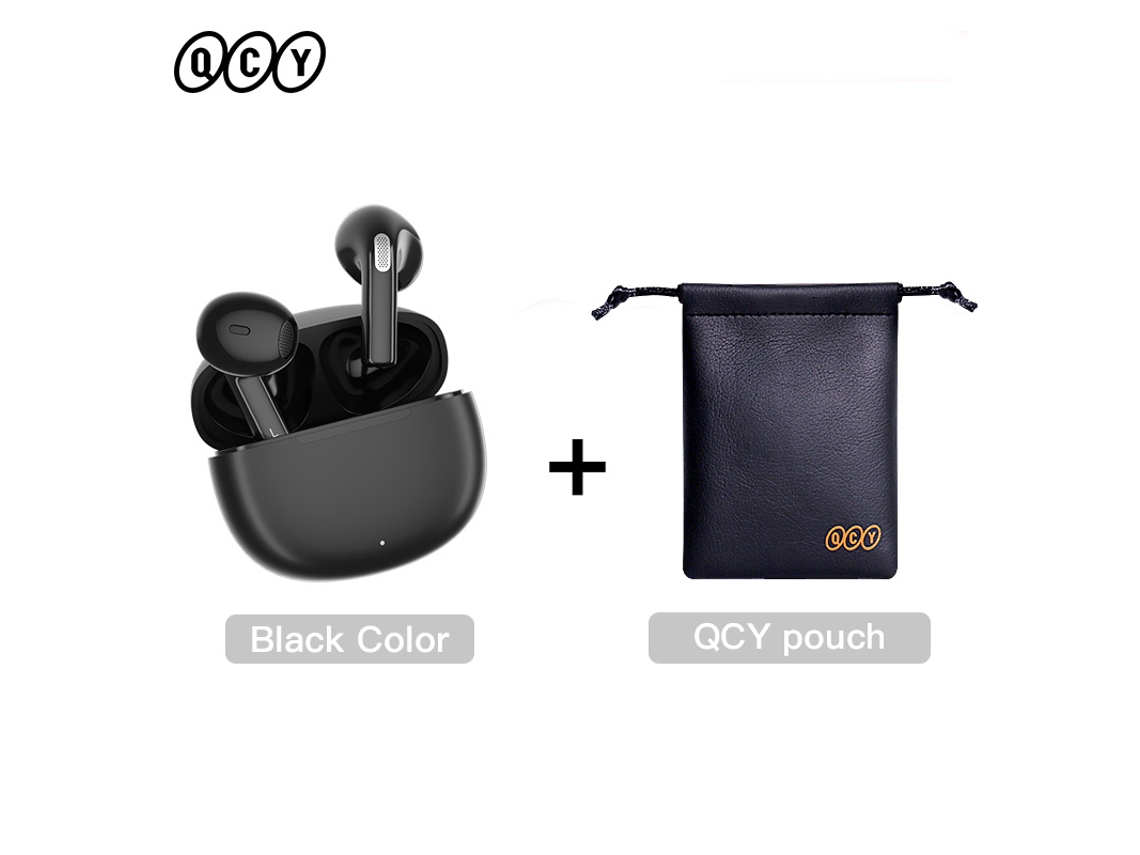 Auriculares Bluetooth True Wireless QCY T20 Tws Wireless s 5.3 68Ms Low Latency-Black | Worten.pt