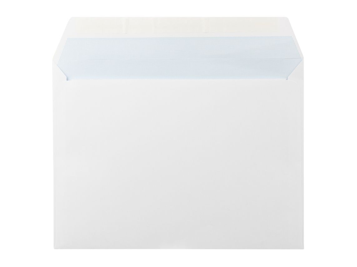 Caixa com 250 Envelopes 229X324 Papel Branco Din C4 Tira Silicone 90Gr ...