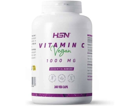 Suplemento Alimentar HSN Vitamina C (240 veg caps) | Worten.pt