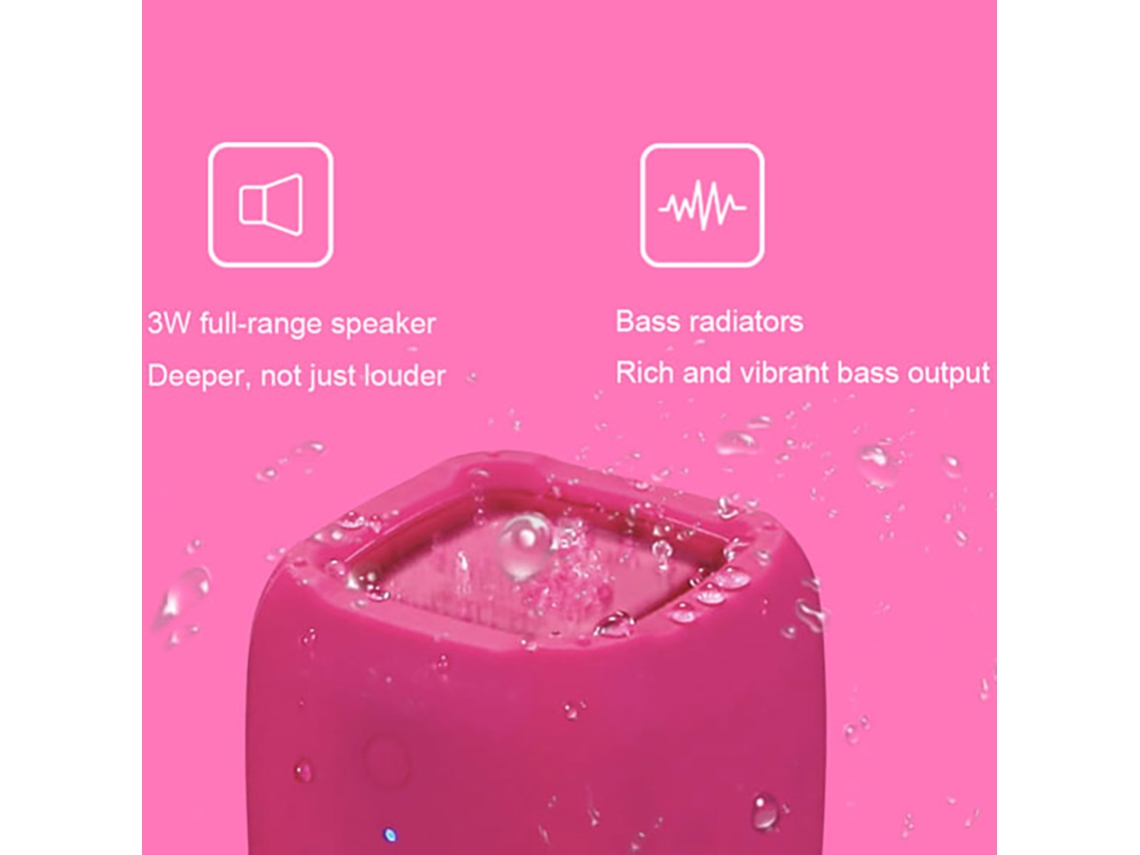 Mini Coluna s Sem Fio Bluetooth Ip54 À Prova D'Água Bt4.2 Baixo ...