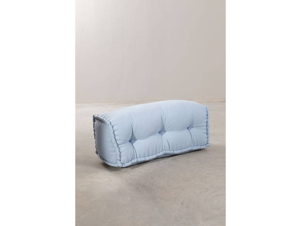 Sofá Modular SKLUM Yebel (Azul - Algodão - 70 x 100 x 100 cm) | Worten.pt