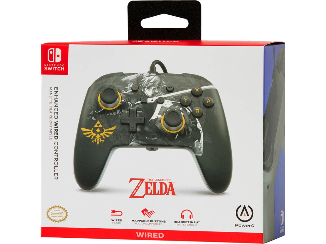 Comando Nintendo Switch POWER A The Legend of Zelda Preto | Worten.pt