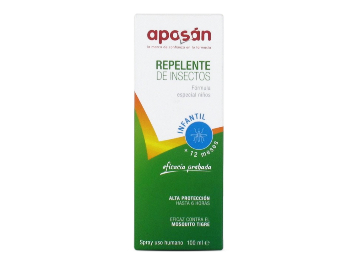 Repelente de Insetos APOSAN Spray Infantil (100 ml) | Worten.pt