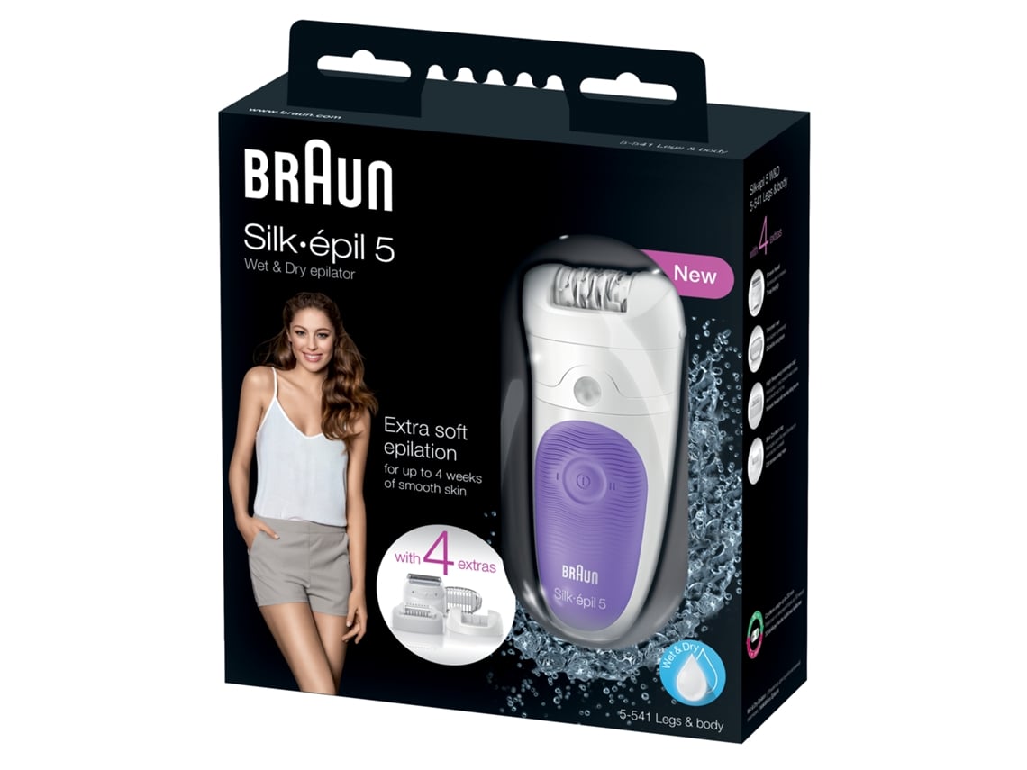 Depiladora BRAUN 5541 (Arranque - Multi-zonas - Recarregável) | Worten.pt