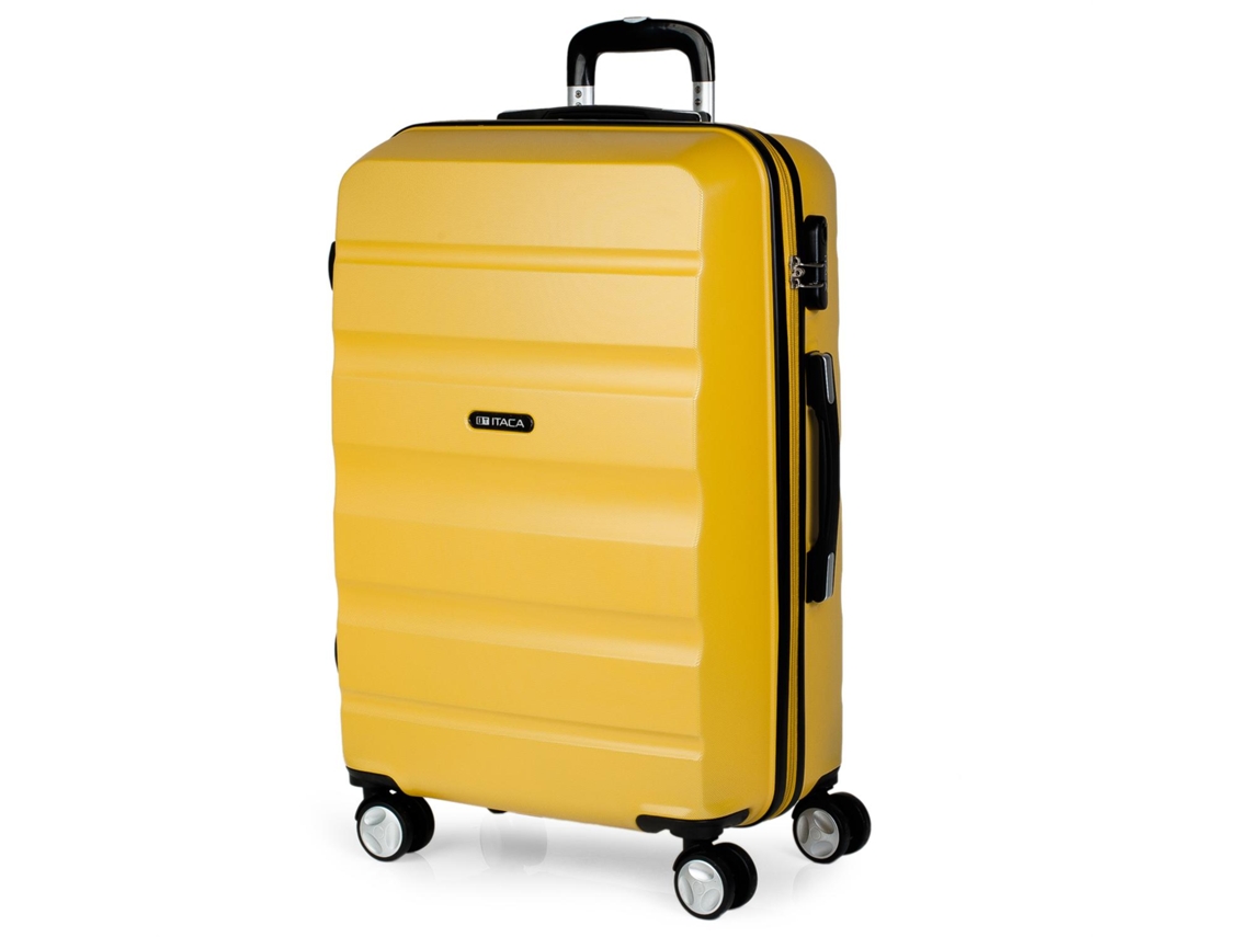 Mala de Viagem Média ITACA Abs Lisa Amarelo (70 L) | Worten.pt