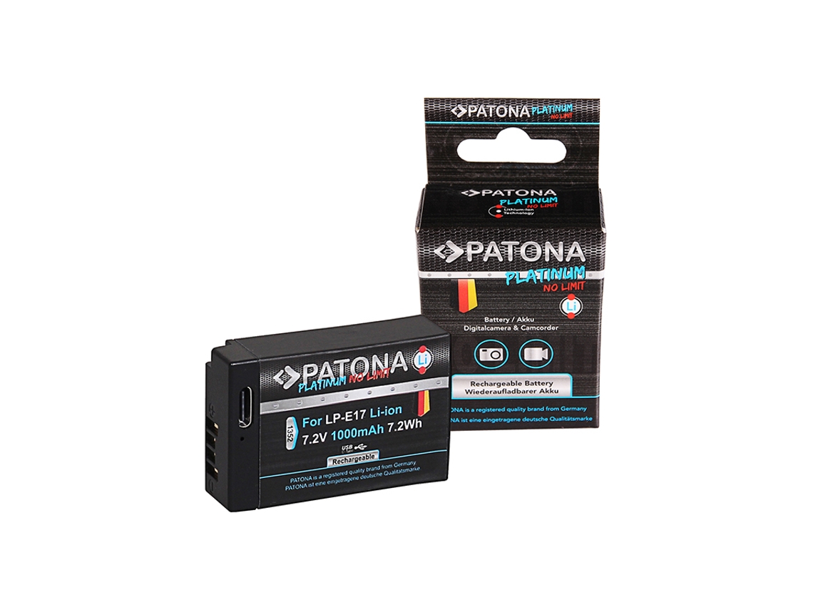 Bateria PATONA Platinum para Canon Lp-E17 1000Mah | Worten.pt