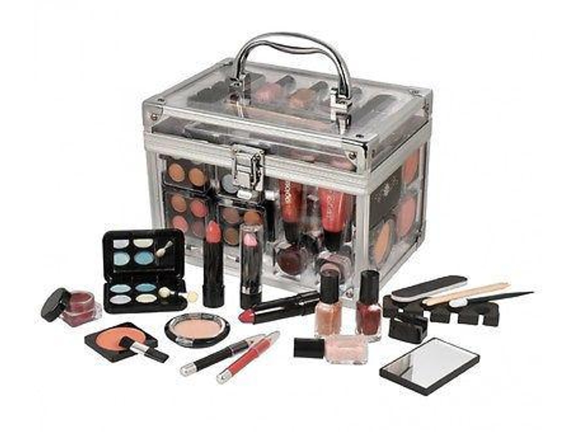 Mala de Maquilhagem ZMILE COSMETICS Schmink Transparente (42 peças ...
