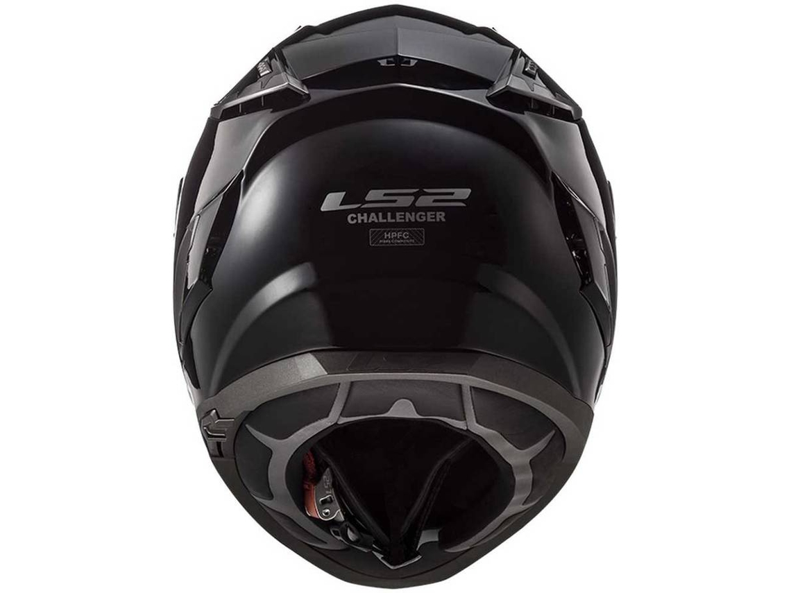 Capacete Integral LS2 S2 FF327 Challenger Solid Black (Tam: XXS ...