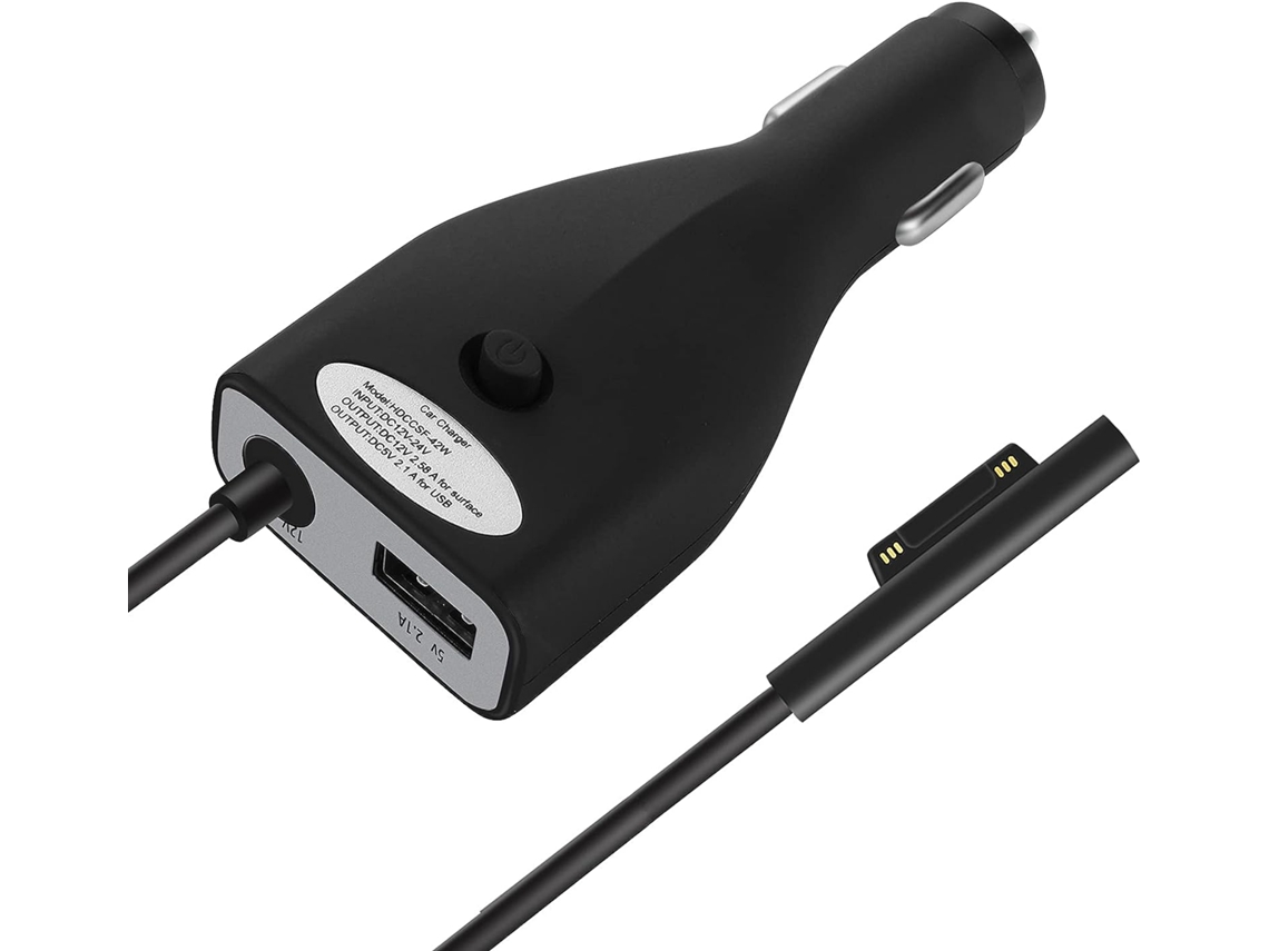 Surface Pro Car Charger 42W 12V 258A Power Supply For Microsoft Surface ...
