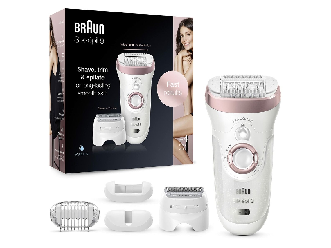 Depiladora Elétrica BRAUN 9 Wet & Dry | Worten.pt