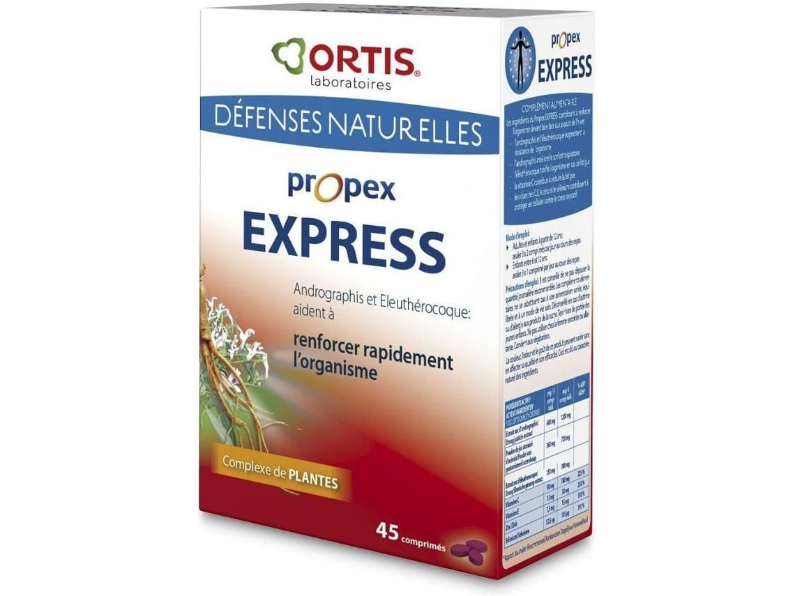Suplemento Alimentar ORTIS Propex Express 45 Comprimidos | Worten.pt