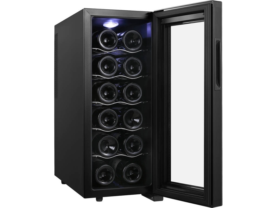 Cave de Vinho SOGO NEV-SS-21905 (12 Garrafas - Preto) | Worten.pt