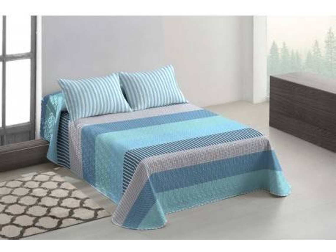 Colcha Reversível Oceano Azul 150 cm | Worten.pt