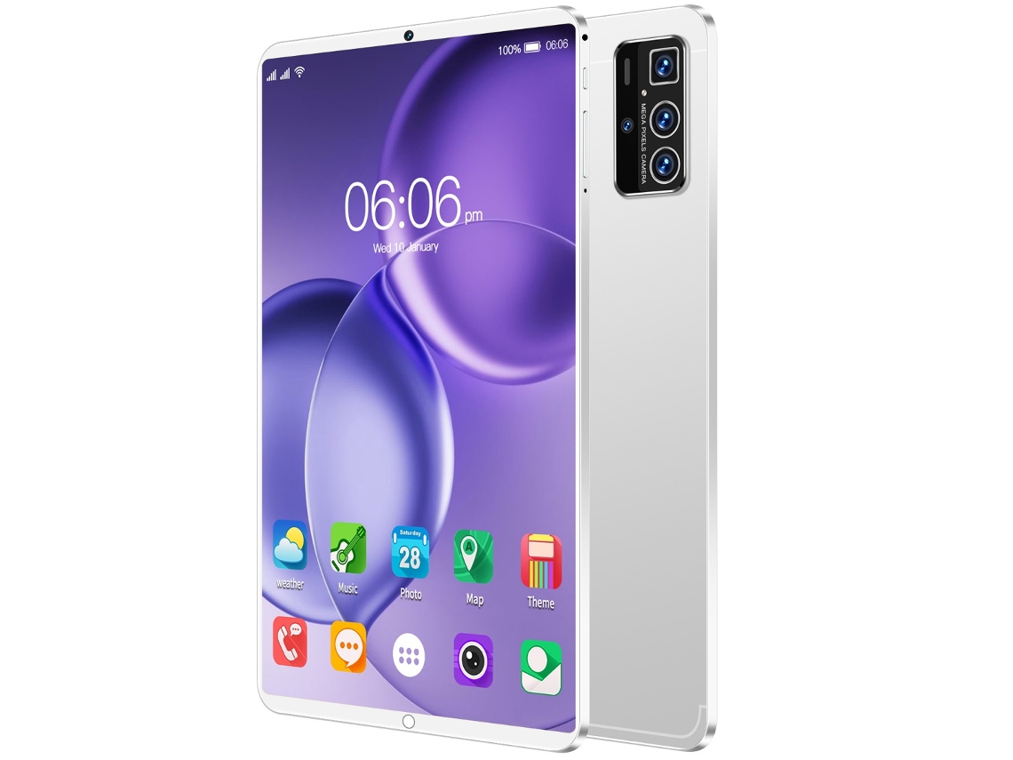 Tablet PRITOM 14PRO + Teclado Bluetooth + Capa de Couro + Auriculares ...